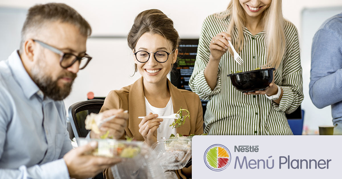 Menú Tupper para llevar al trabajo | Menú Planner Nestlé®